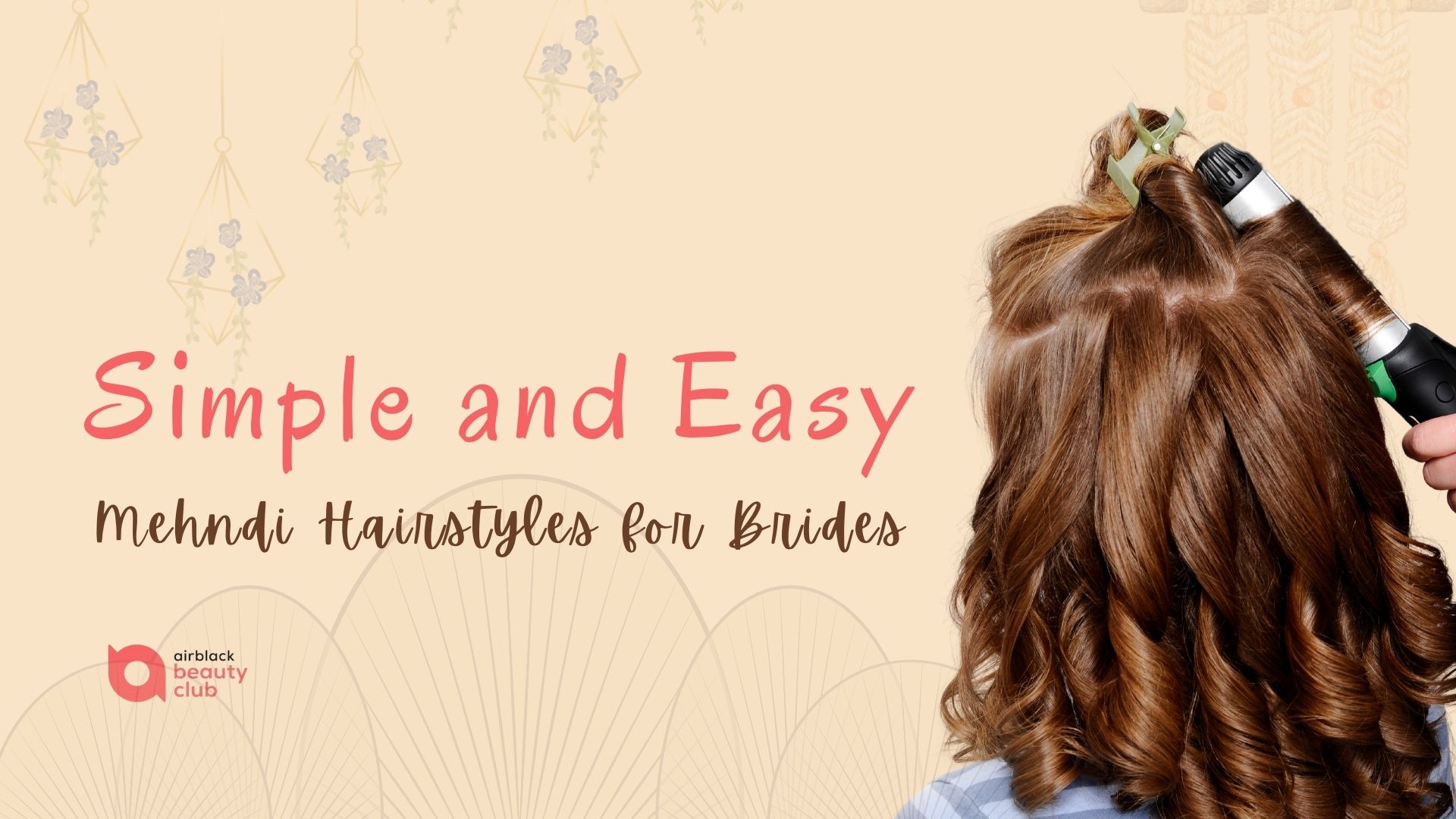 Simple and Easy Mehndi Hairstyles for Brides